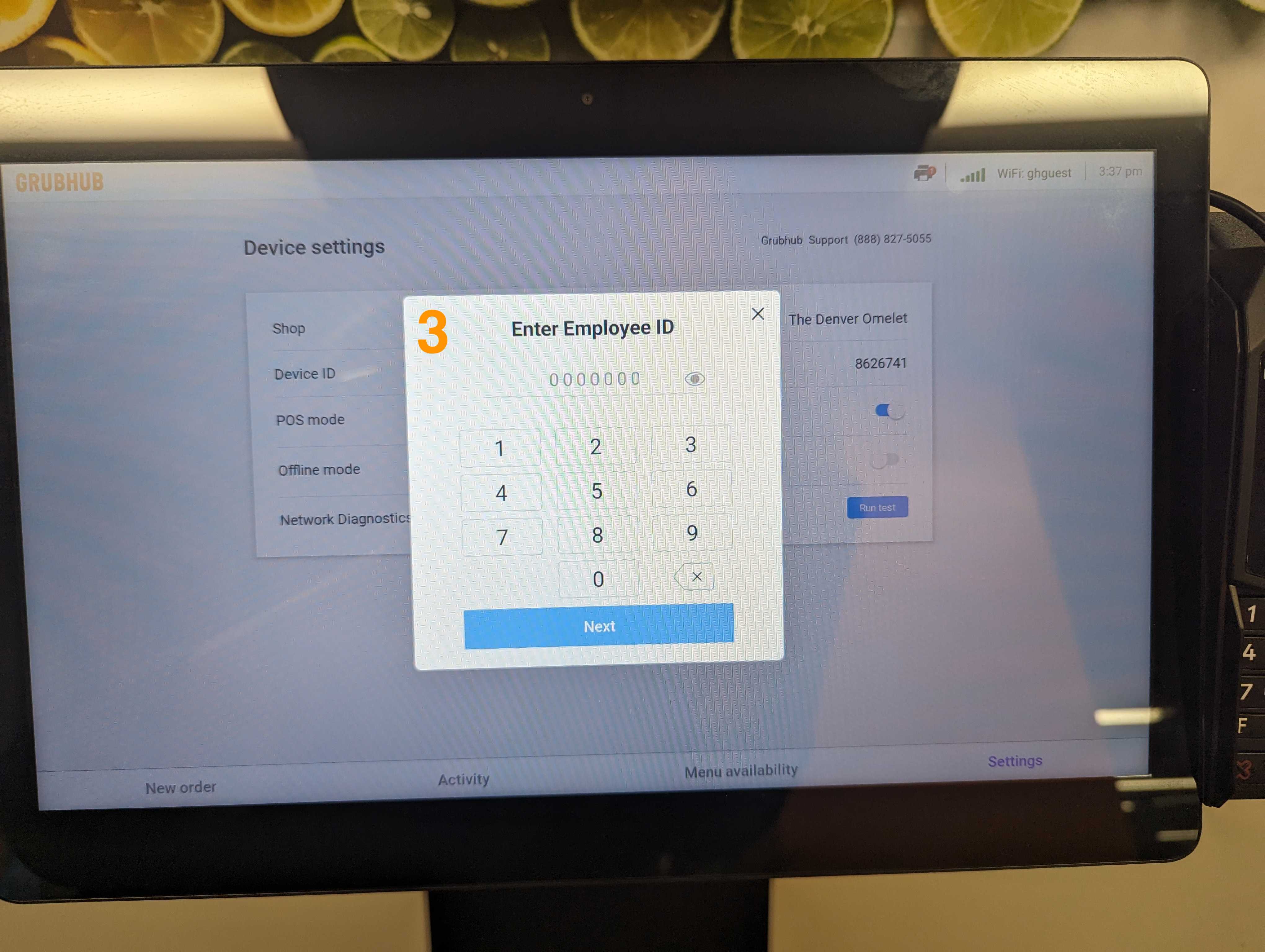 Offline Mode for Staff Facing Kiosk – Grubhub for Campus Guides
