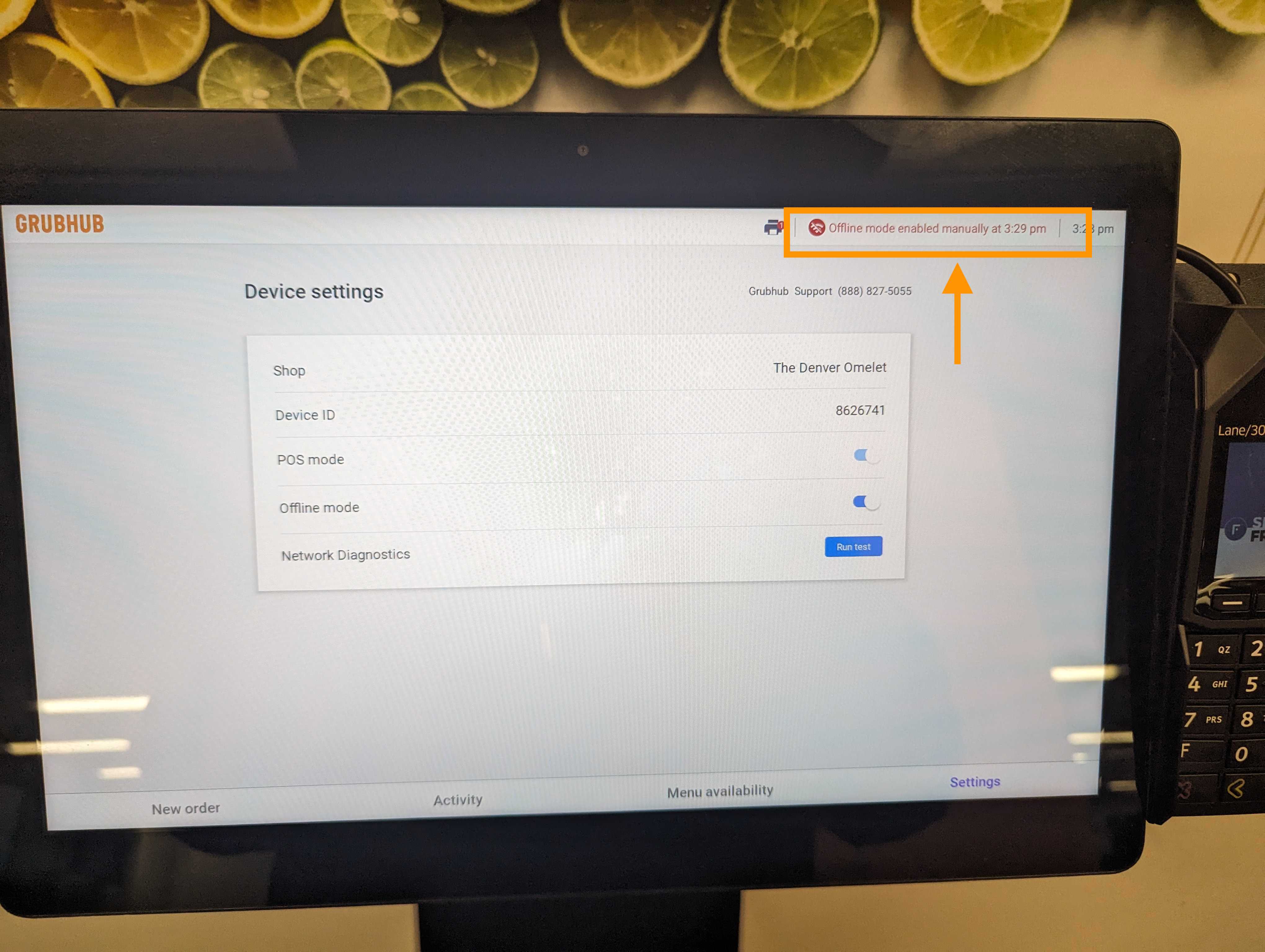Offline Mode for Staff Facing Kiosk – Grubhub for Campus Guides