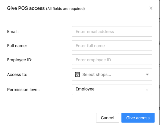 POS Employee Management in Oneview – Grubhub for Campus Guides
