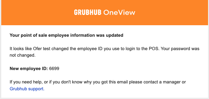 POS Employee Management in Oneview – Grubhub for Campus Guides